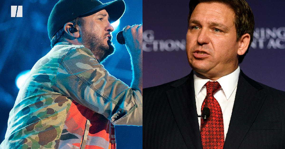 Luke Bryan And Ron DeSantis Share The Stage | HuffPost Videos