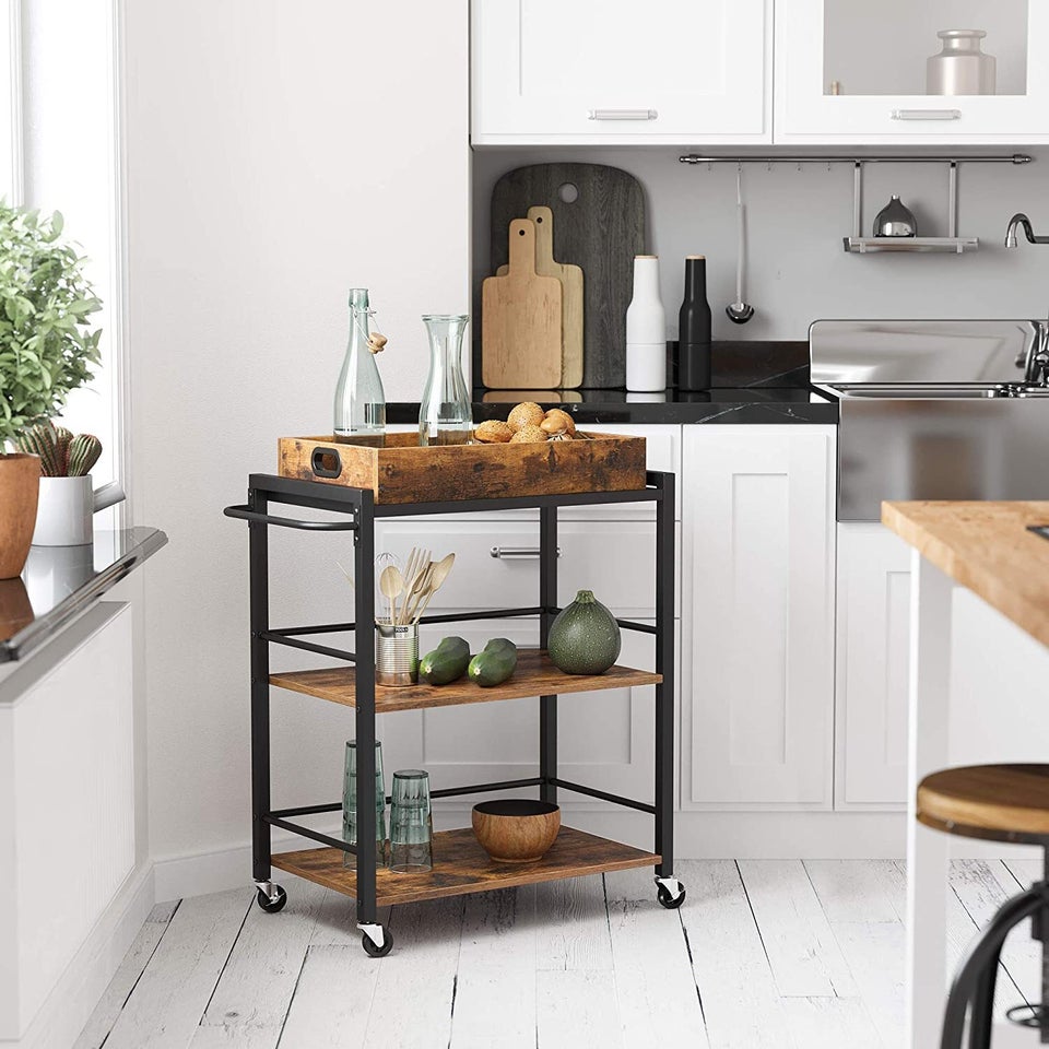 12 Kitchen Carts That Add Extra Counter And Storage Space | HuffPost Life