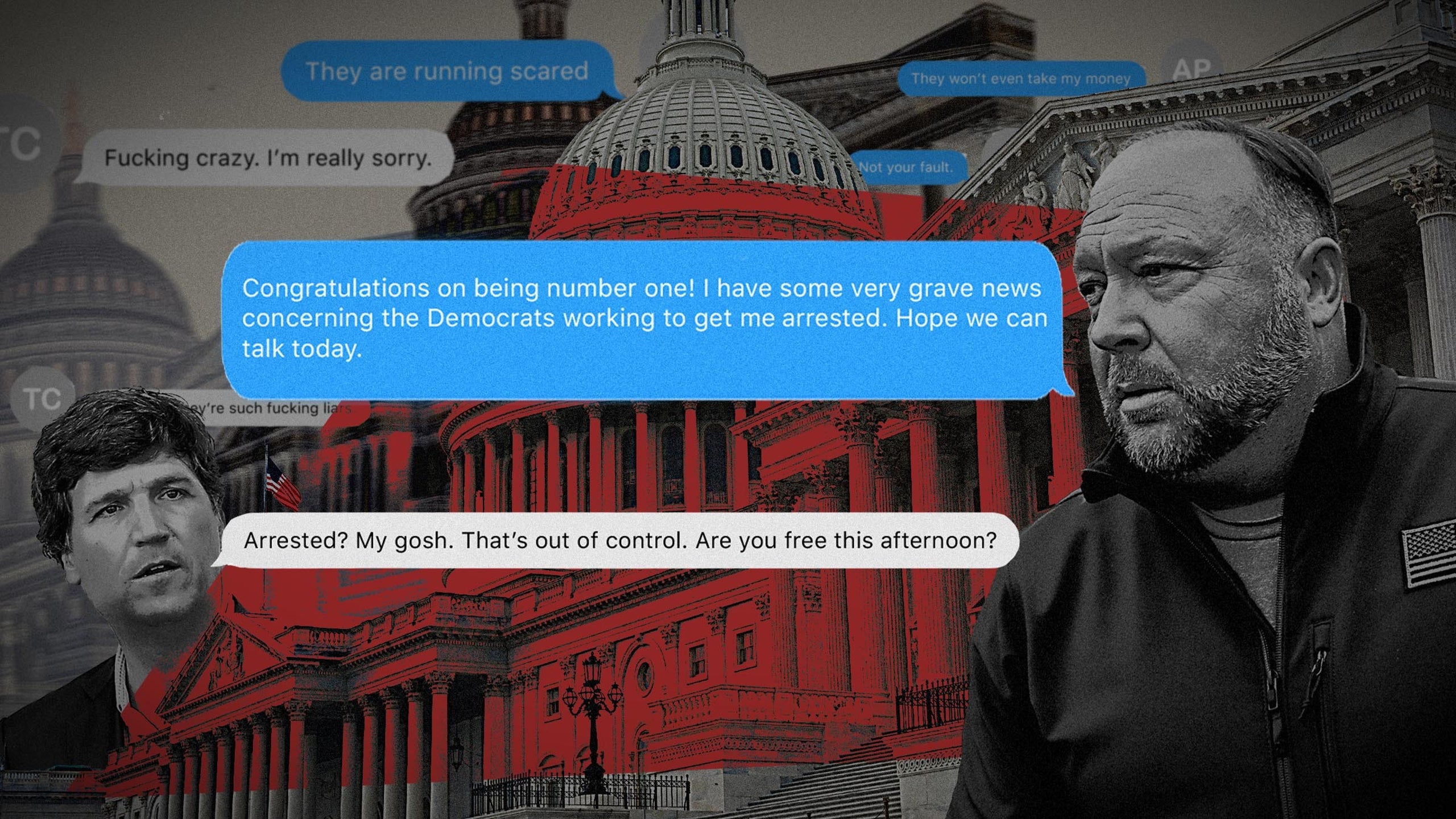 Tucker Carlson, Alex Jones Texts Revealed | HuffPost Latest News
