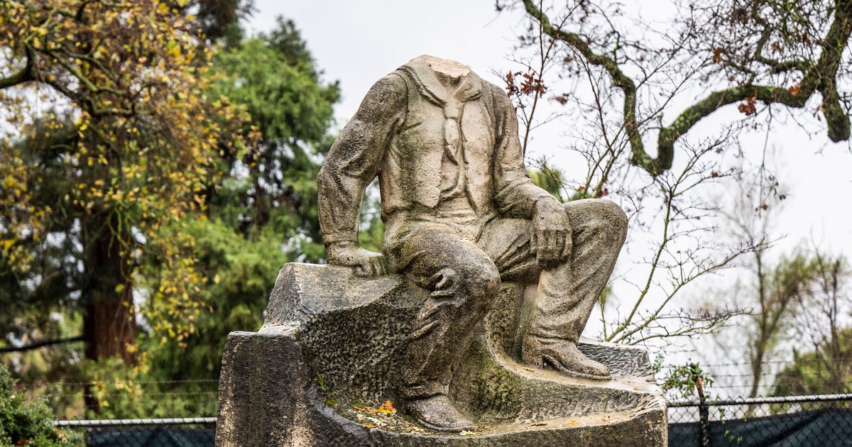 Statue Of Meat-Packing Magnate Beheaded In Sacramento | HuffPost Weird News