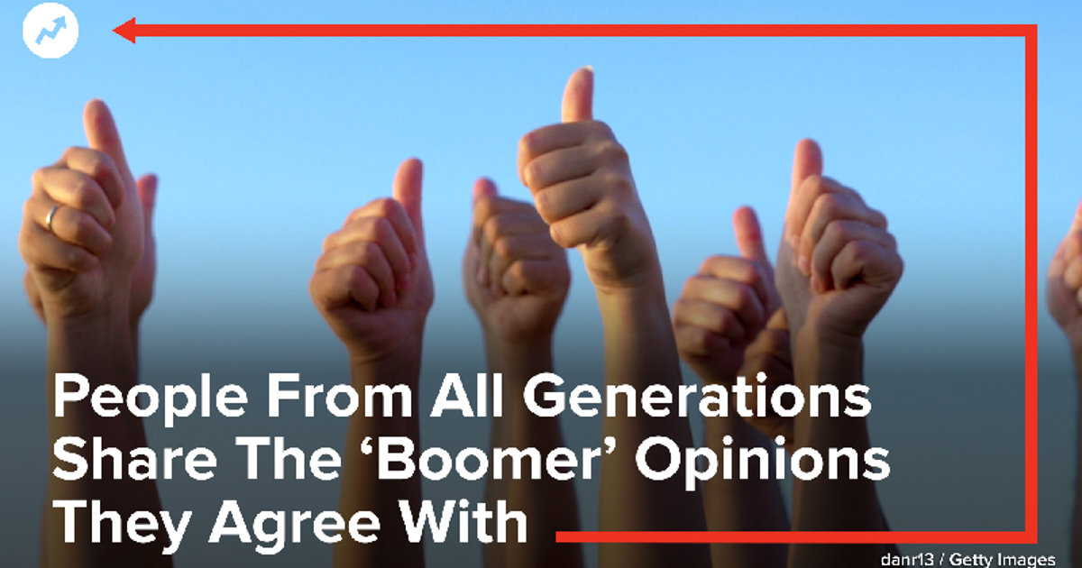 People From All Generations Share The 'Boomer' Opinions They Agree With ...
