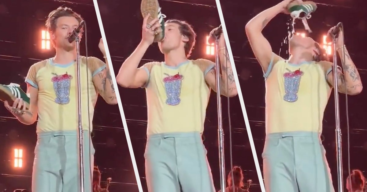 Harry Styles Tries Aussie 'Shoey' Tradition During Perth Show ...