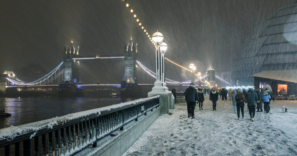 Met Office Issues Snow Weather Warning As Tonight Could Be The Coldest