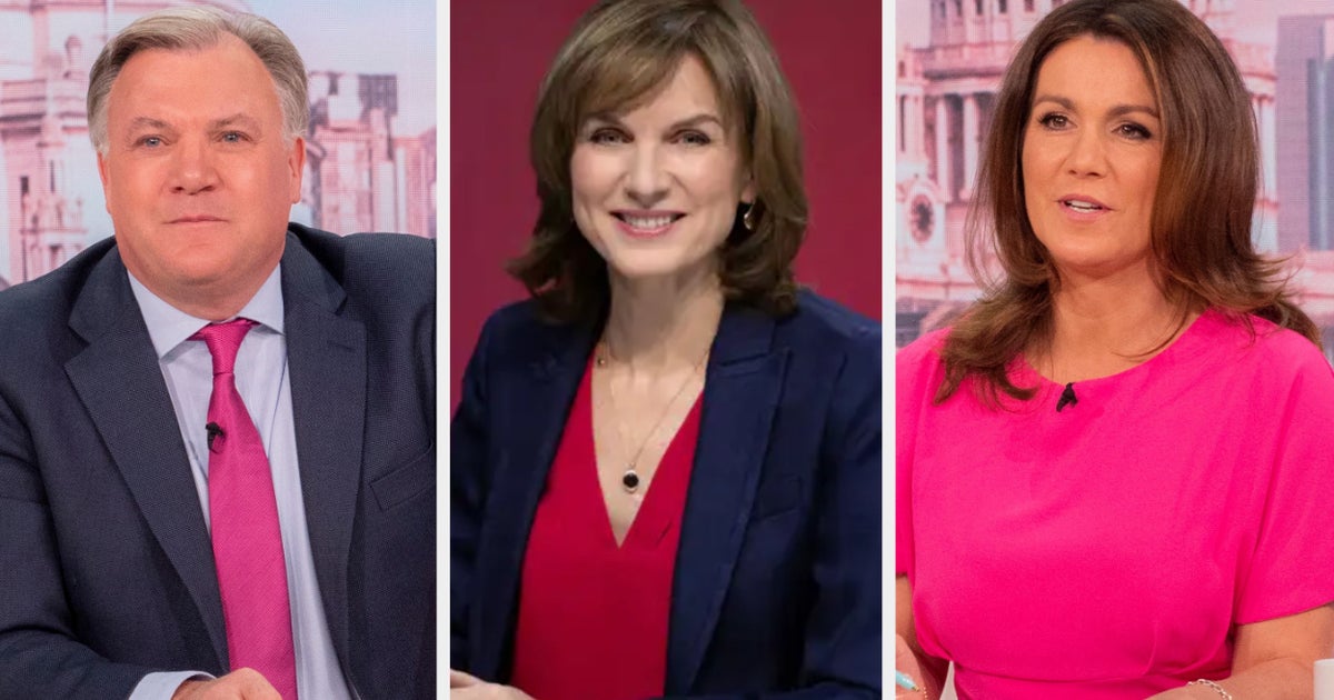 Susanna Reid Ed Balls Defend Fiona Bruce In Question Time Row