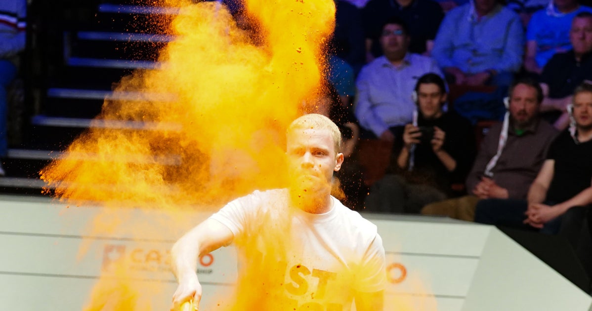 Just Stop Oil Snooker Protest Opens Floodgate Of Jokes | HuffPost UK News