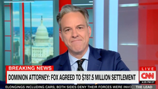 Jake Tapper Struggles Not To Laugh As He Reads Fox News’ Settlement Statement | WKKY Country 104.7
