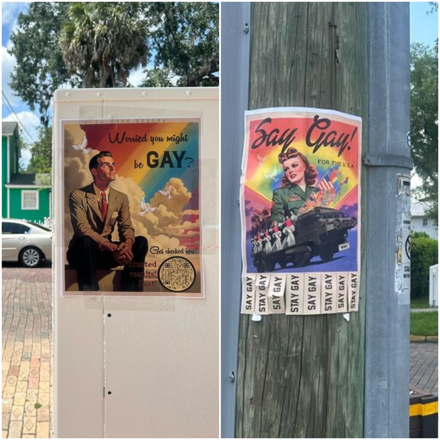 Corie Mattie Trolls Ron DeSantis With Guerrilla Street Art Campaign In ...