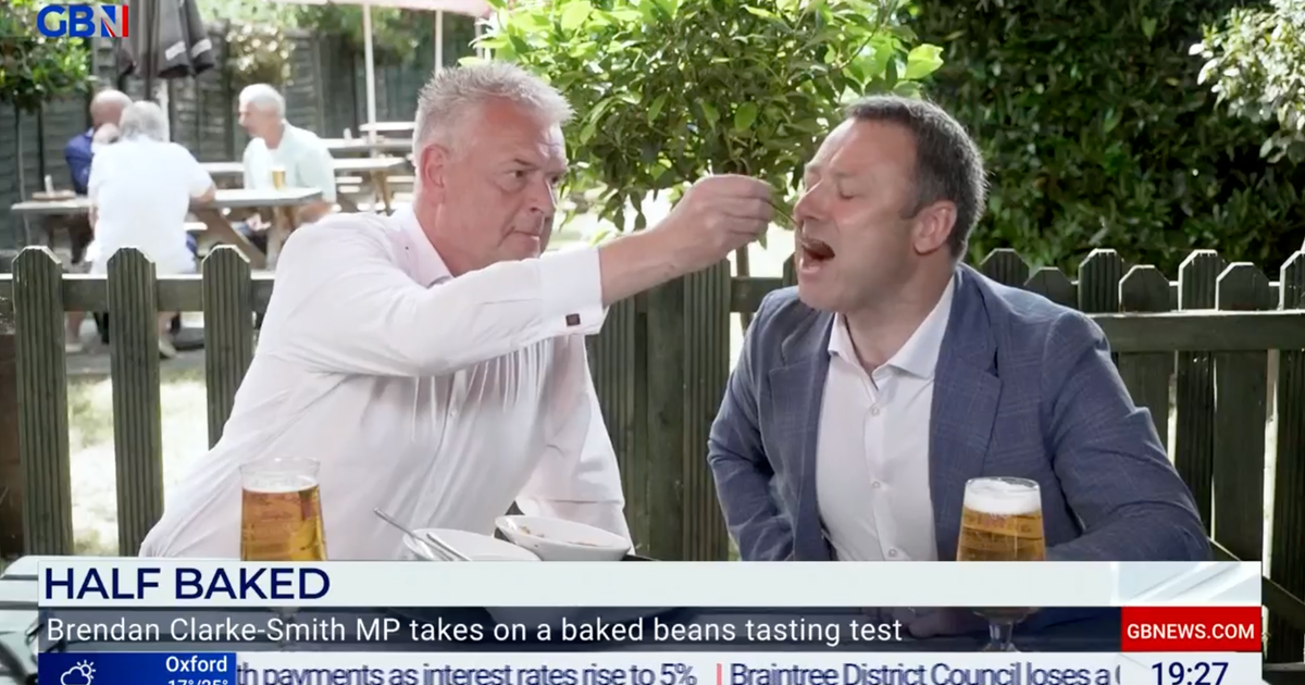 Lee Anderson's GB News Show Involved Spooning Cold Baked Beans Into A ...
