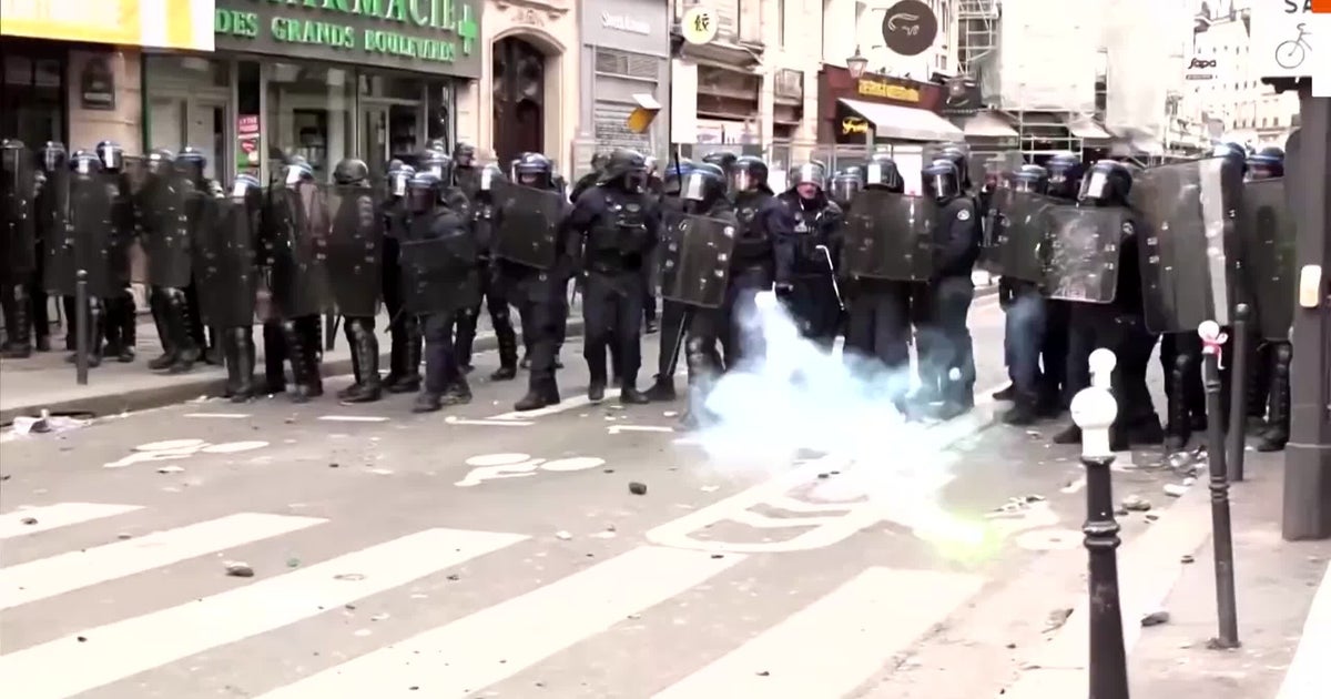 Protesters In France Clash With Police Over Pension Reforms | HuffPost ...