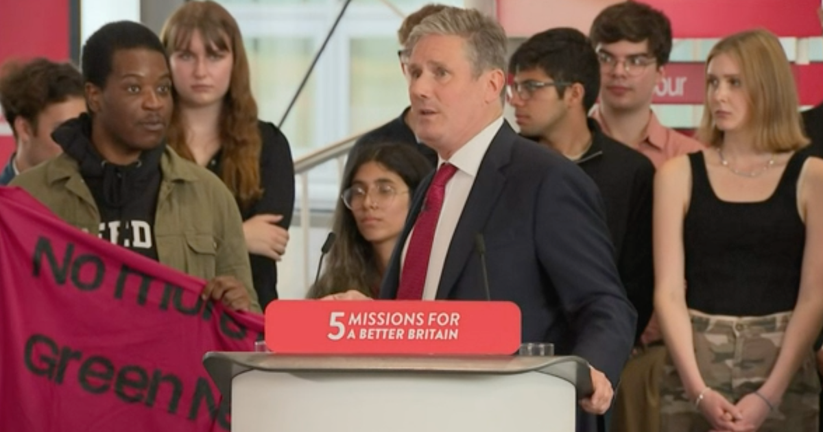 Keir Starmer Speech Interrupted By Climate Protesters Demanding 'No ...