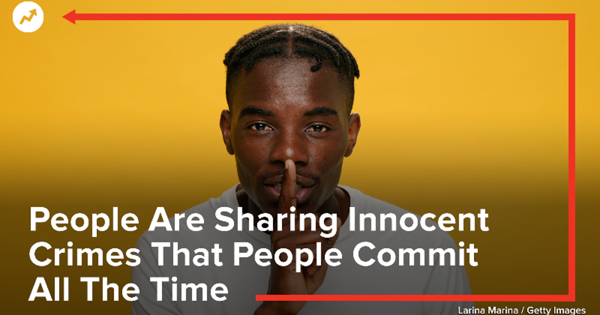 People Are Sharing Innocent Crimes That People Commit All The Time ...