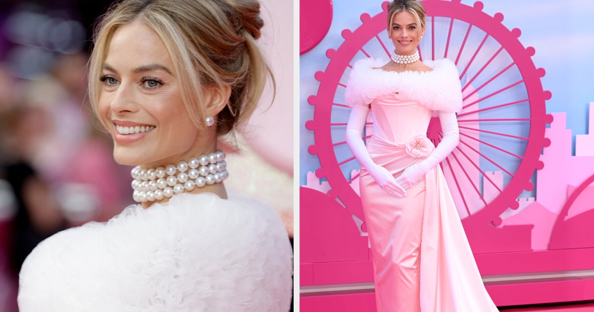 Margot Robbie's Barbie UK Premiere Look Is Her Most Glamorous Yet ...