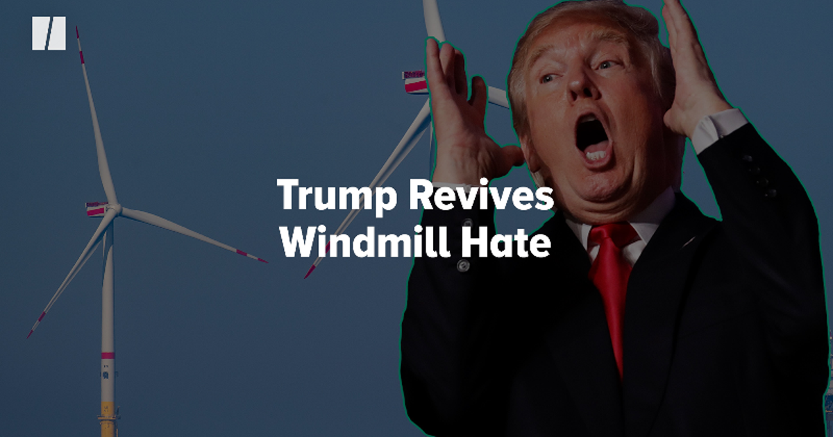 Donald Trump’s Weird Windmill Rant | HuffPost Videos