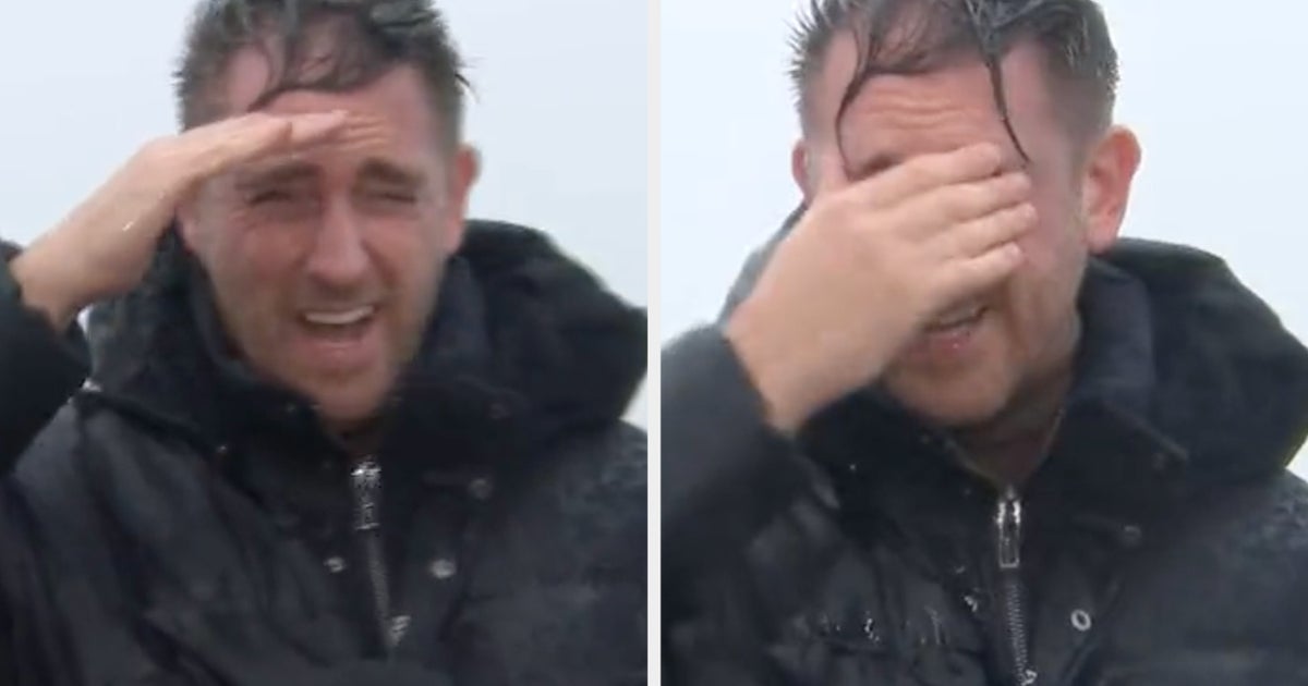 Watch: Storm Agnes Batters Sky News Reporter Live On Air | HuffPost UK News