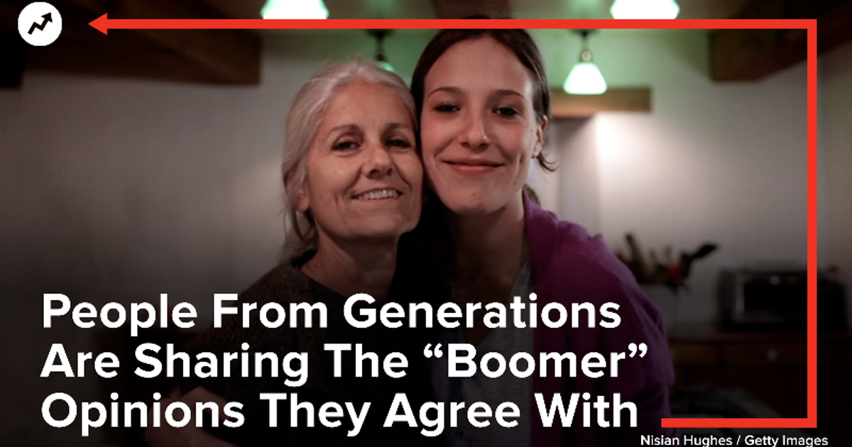 People From Generations Are Sharing The “Boomer” Opinions They Agree ...