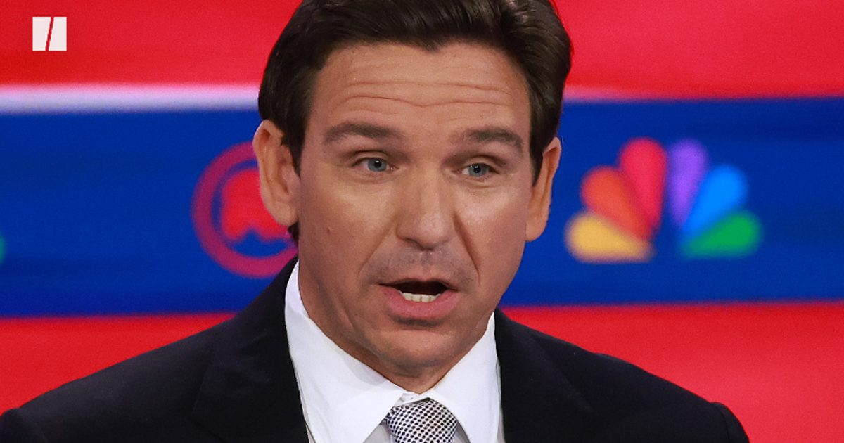 Desantis Awkward Move Takes The Spotlight Huffpost Videos