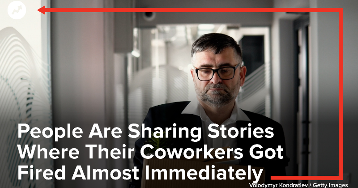 People Are Sharing Stories Where Their Coworkers Got Fired Almost ...