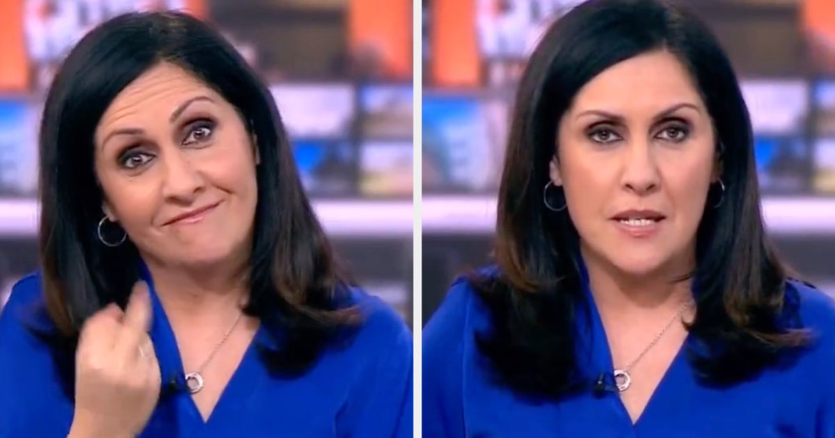 BBC Newsreader Sparks Viral Moment As She Flashes Middle Finger On Air ...