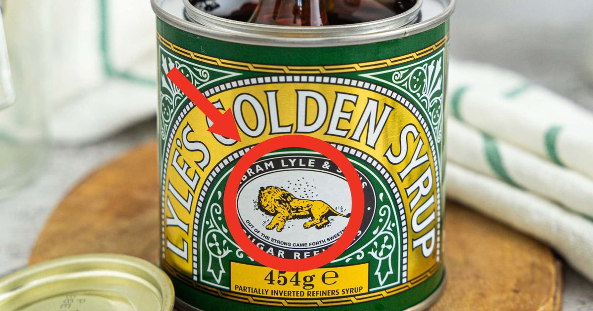 Me acabo de dar cuenta de lo que realmente muestra la etiqueta del jarabe dorado de Lyle, y ...