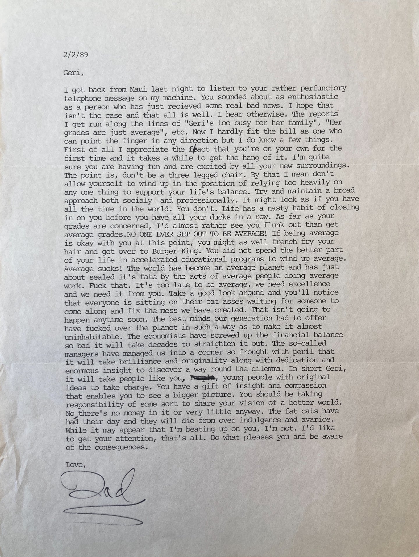 My Dad Wrote Me Letters That Changed My Life | HuffPost HuffPost Personal