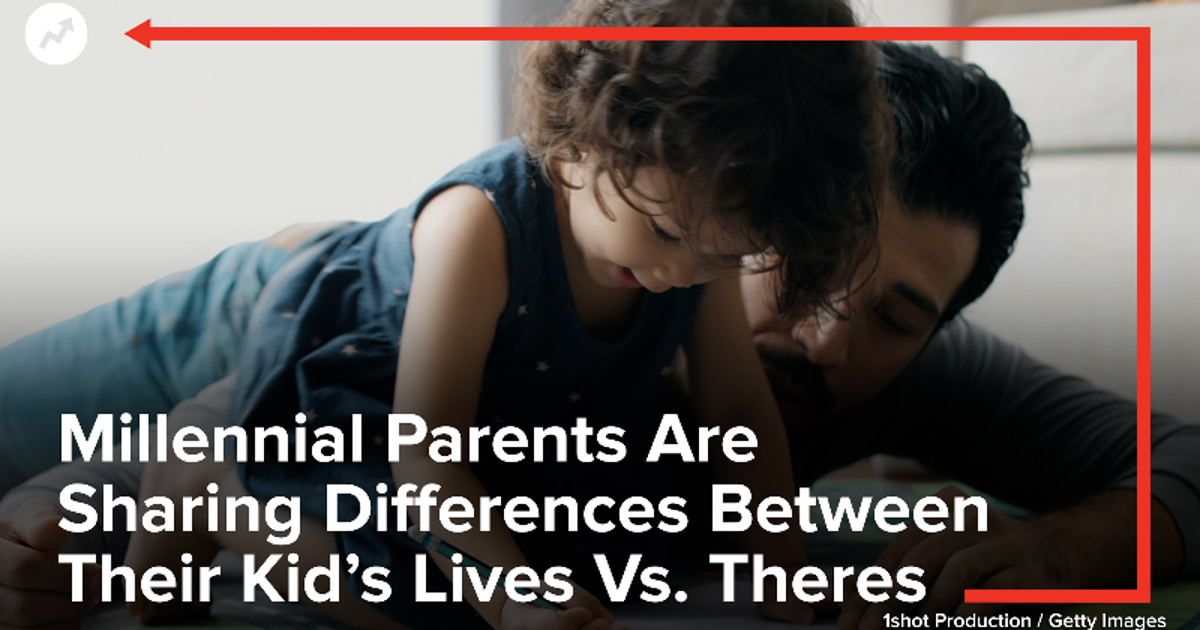 Millennial Parents Are Sharing Differences Between Their Kid’s Lives Vs ...