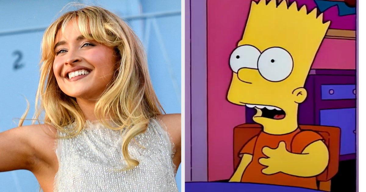 It Turns Out Sabrina Carpenter Is Technically Bart Simpson's Niece ...