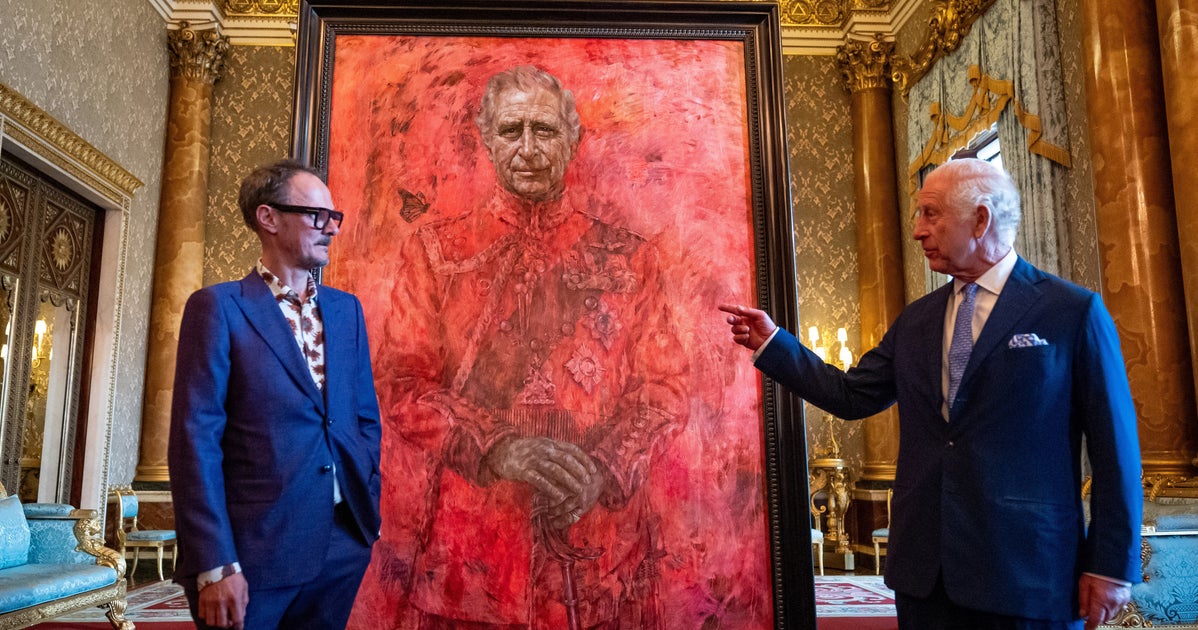 King Charles’ Very Red Portrait Has Inspired Some Bloody Funny Jokes ...