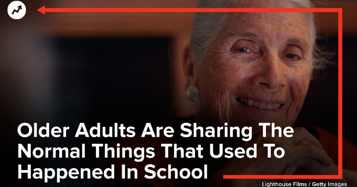 Older Adults Are Sharing The Normal Things That Used To Happened In School | HuffPost UK Videos