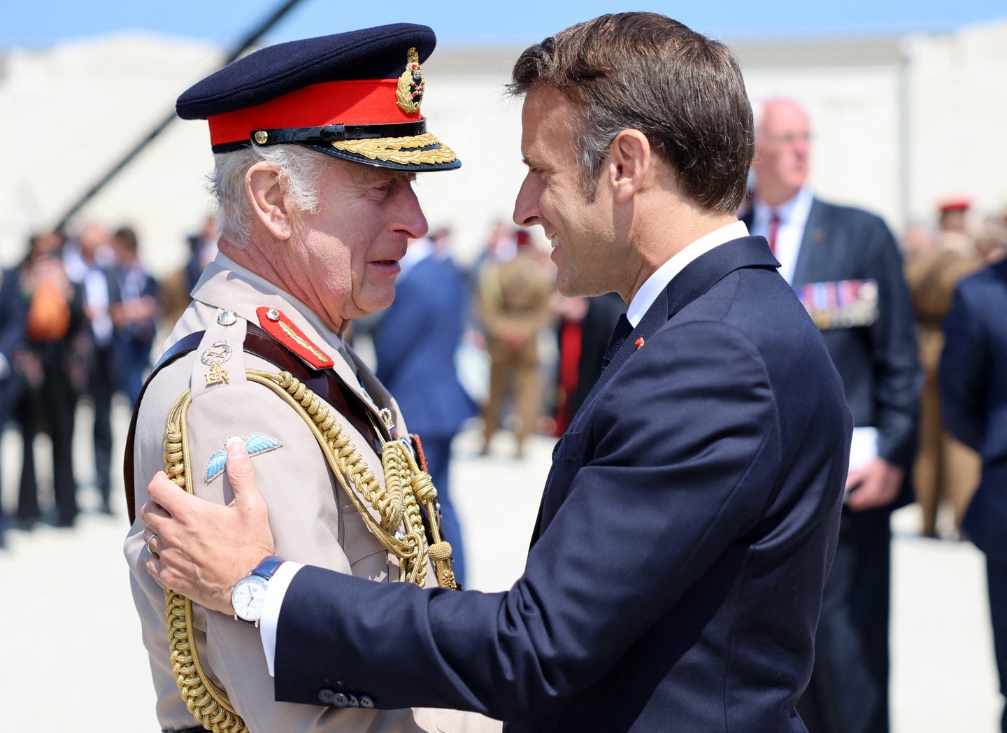 Queen Camilla And Brigitte Macron's Hand-Hold Weirdness Has Observers ...
