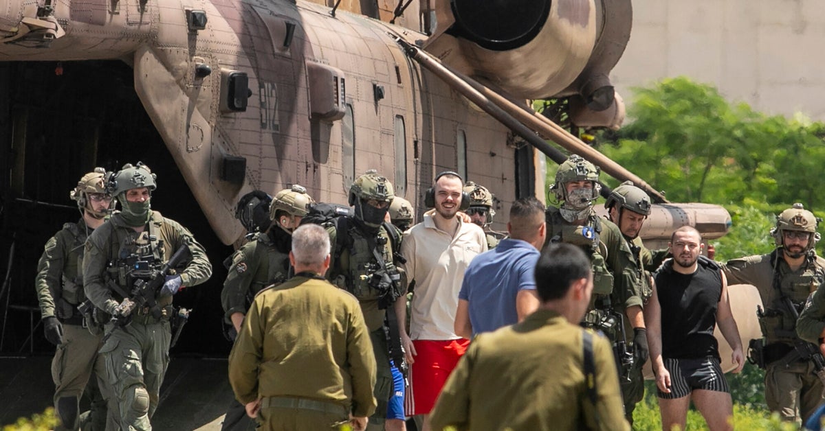 Israel Rescues 4 Hostages Kidnapped In Hamas Attack On Oct. 7 ...