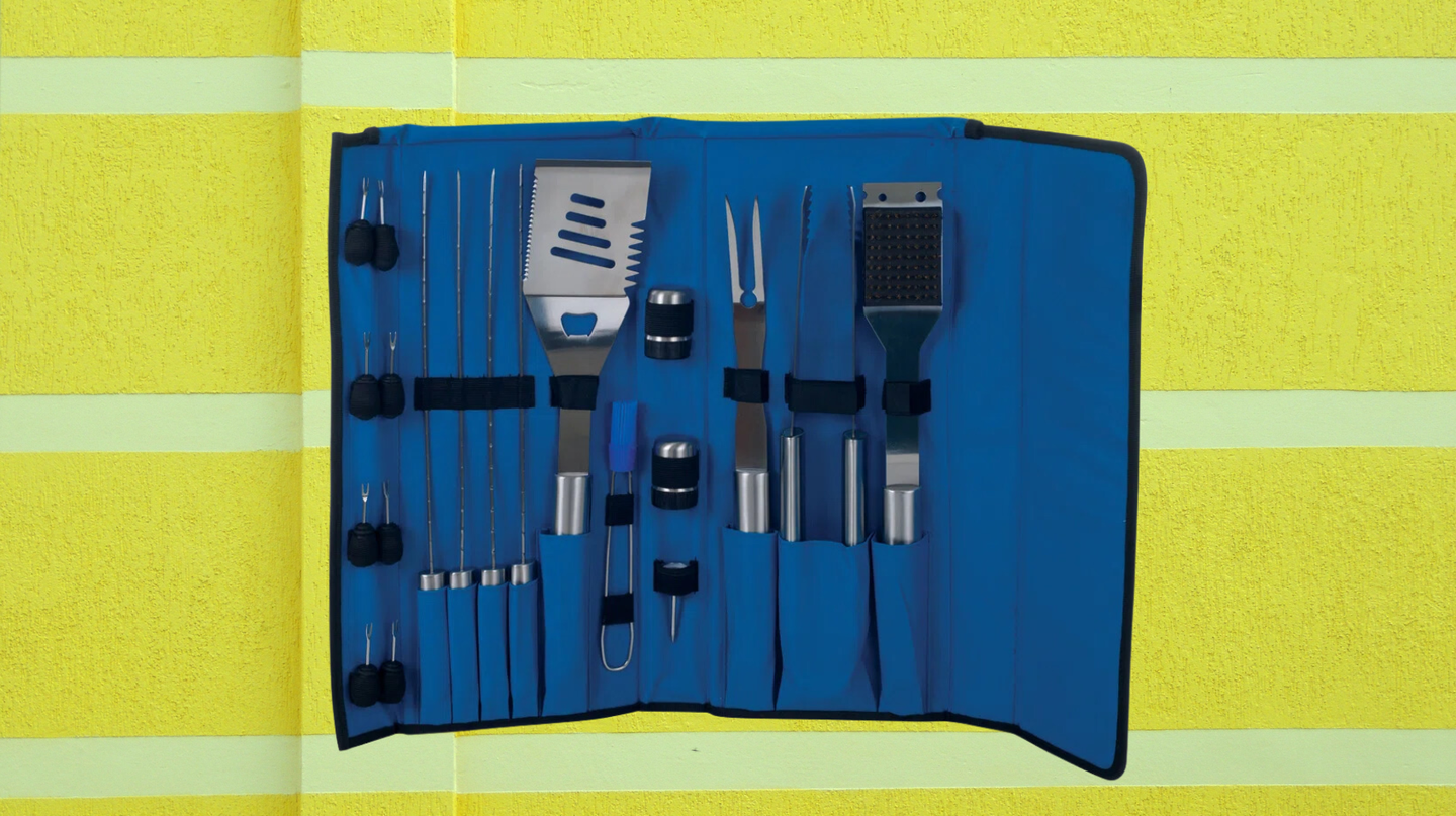 This Complete 20-Piece Grilling Set Is 77% Off Right Now | HuffPost Life