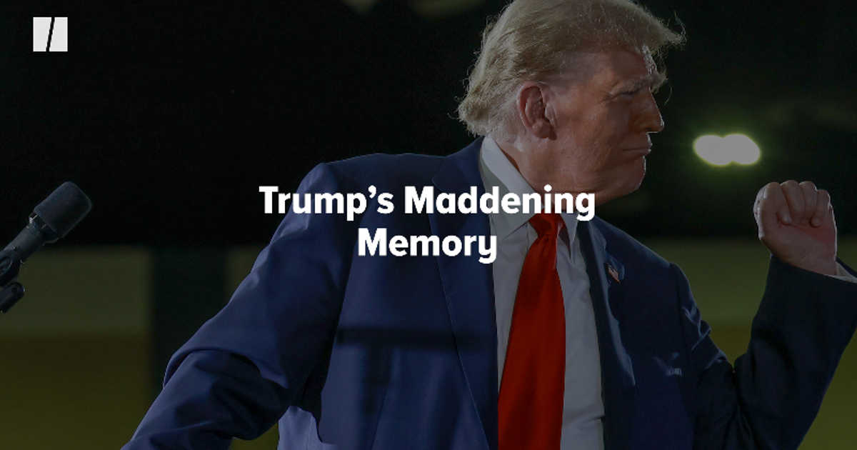 Trump’s Maddening Memory | HuffPost Videos