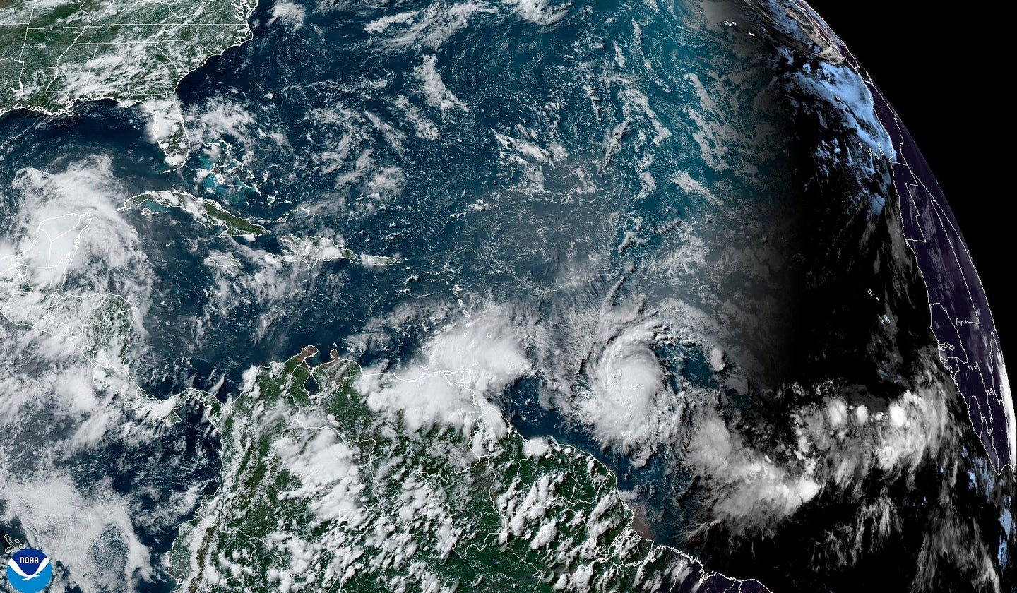 Hurricane Beryl Strengthens Into Category 4 Storm As It Nears Southeast ...