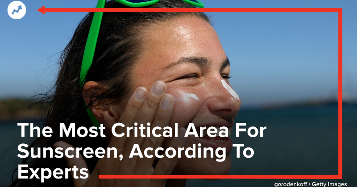 The Most Critical Area For Sunscreen, According To Experts | HuffPost ...