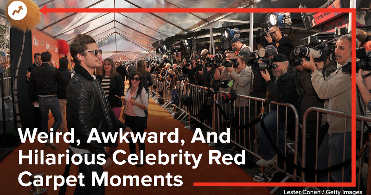 Weird, Awkward, And Hilarious Celebrity Red Carpet Moments | HuffPost ...