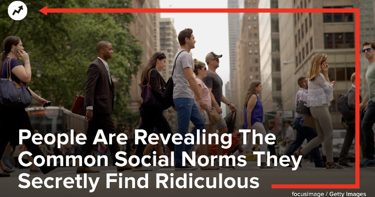 People Are Revealing The Common Social Norms They Secretly Find ...
