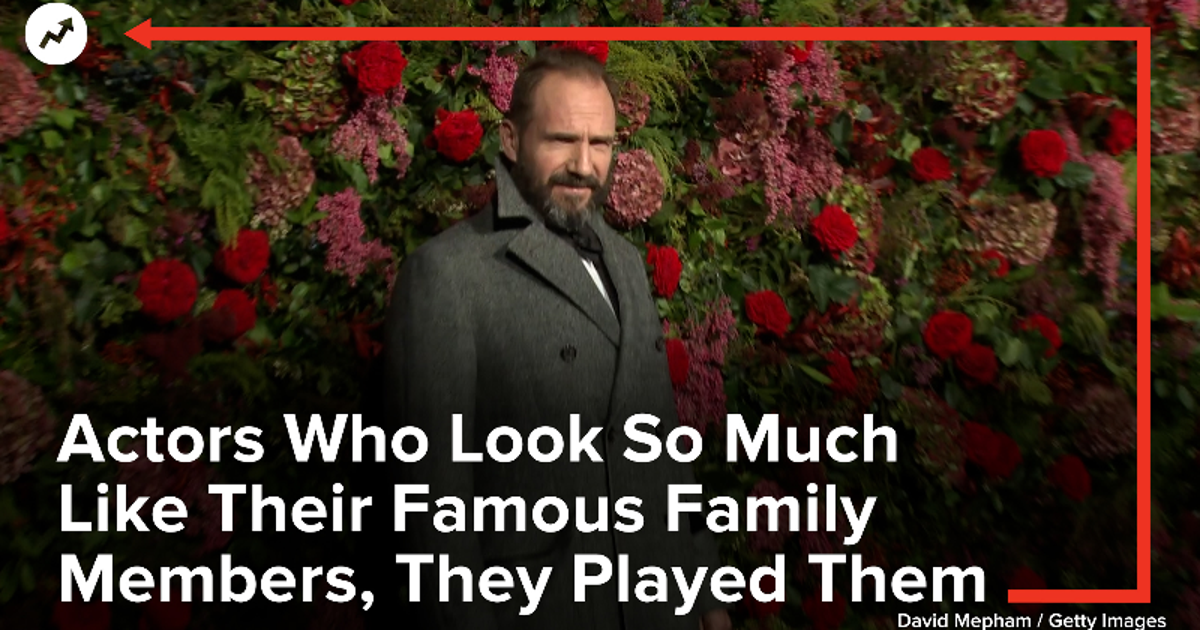 Actors Who Look So Much Like Their Famous Family Members, They Played ...