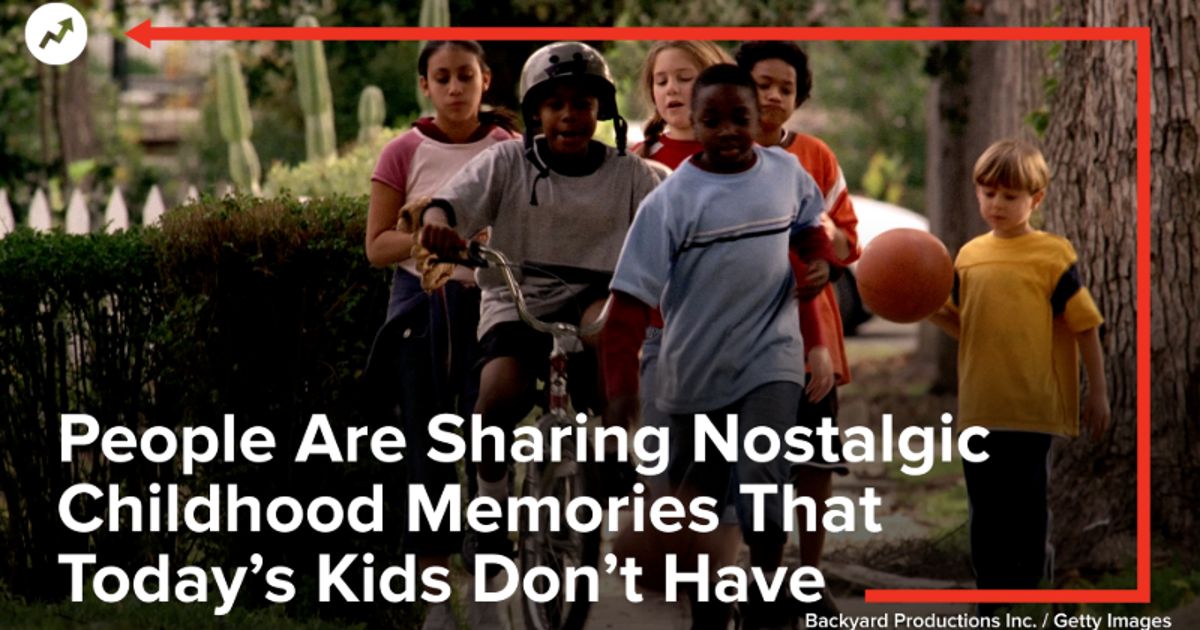People Are Sharing Nostalgic Childhood Memories That Today’s Kids Don’t ...