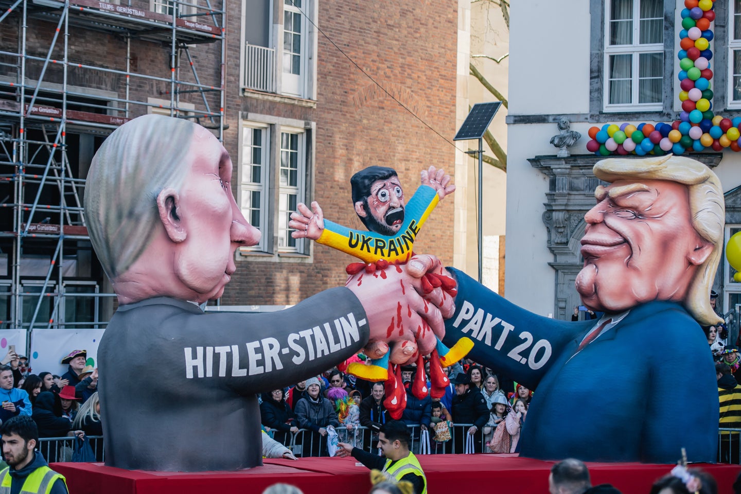 NSFW Float Roasts Trump With ‘MAGA’ Testicles At German Carnival ...