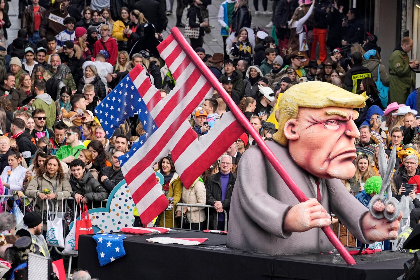 NSFW Float Roasts Trump With ‘MAGA’ Testicles At German Carnival ...