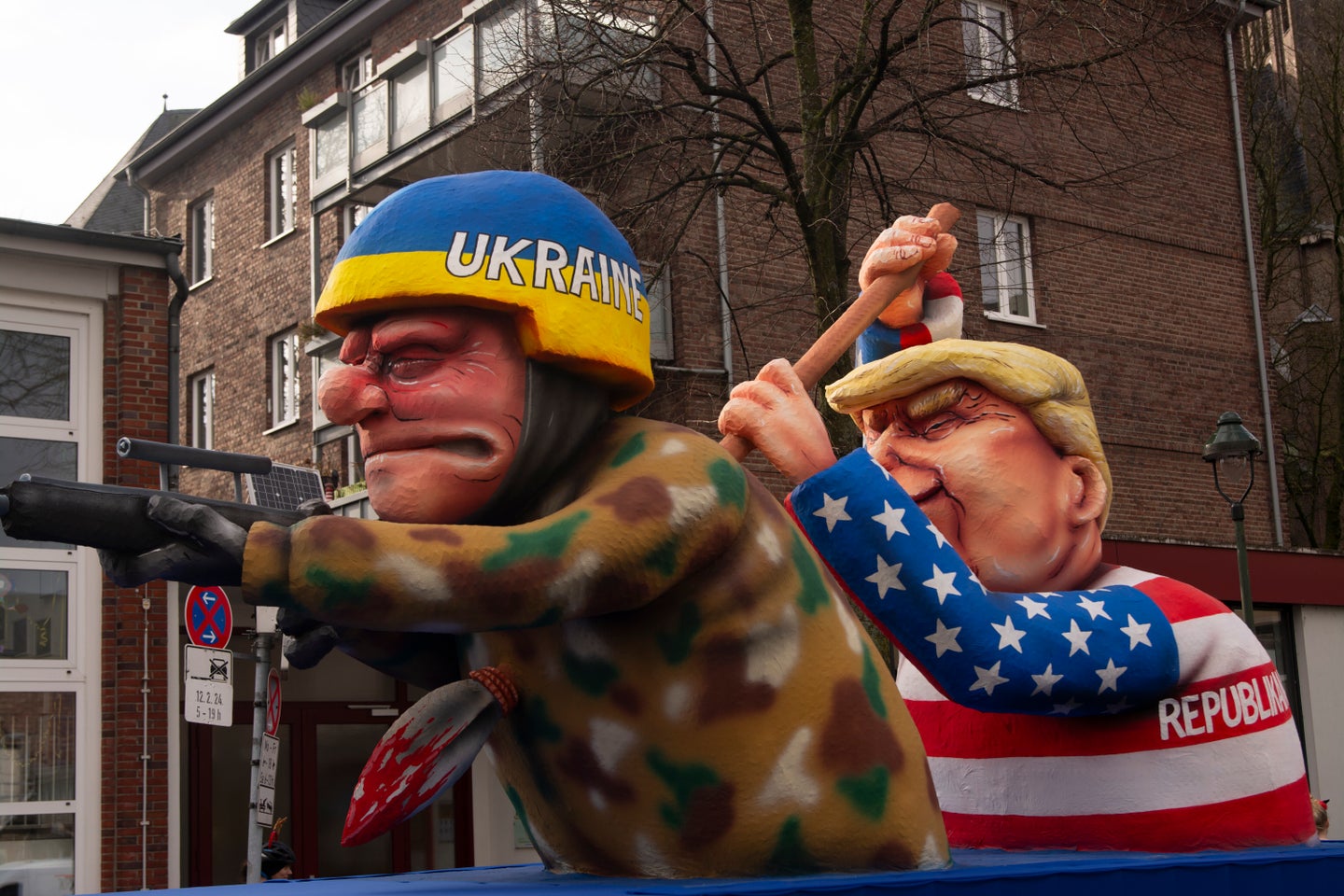 NSFW Float Roasts Trump With ‘MAGA’ Testicles At German Carnival ...
