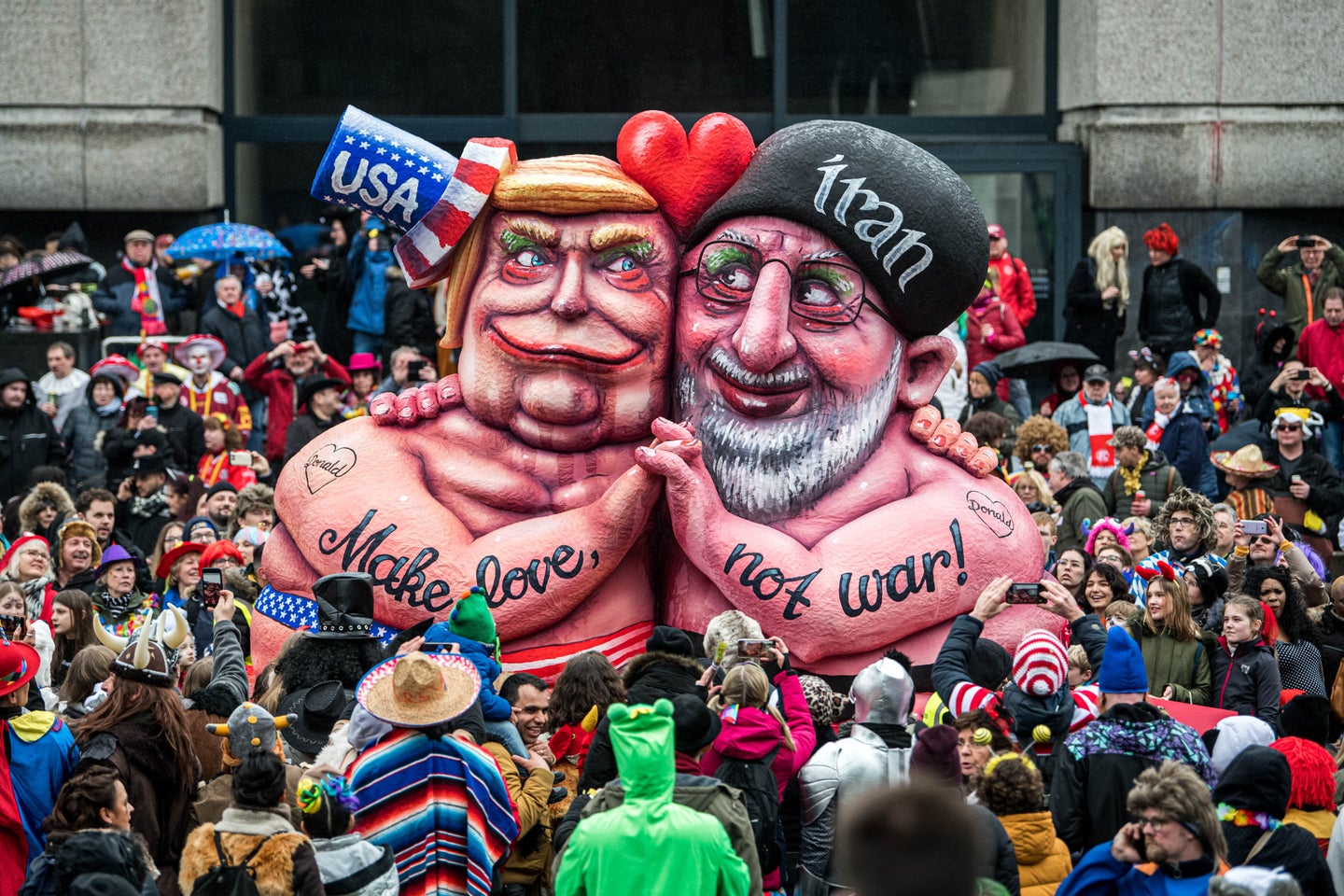 NSFW Float Roasts Trump With ‘MAGA’ Testicles At German Carnival ...
