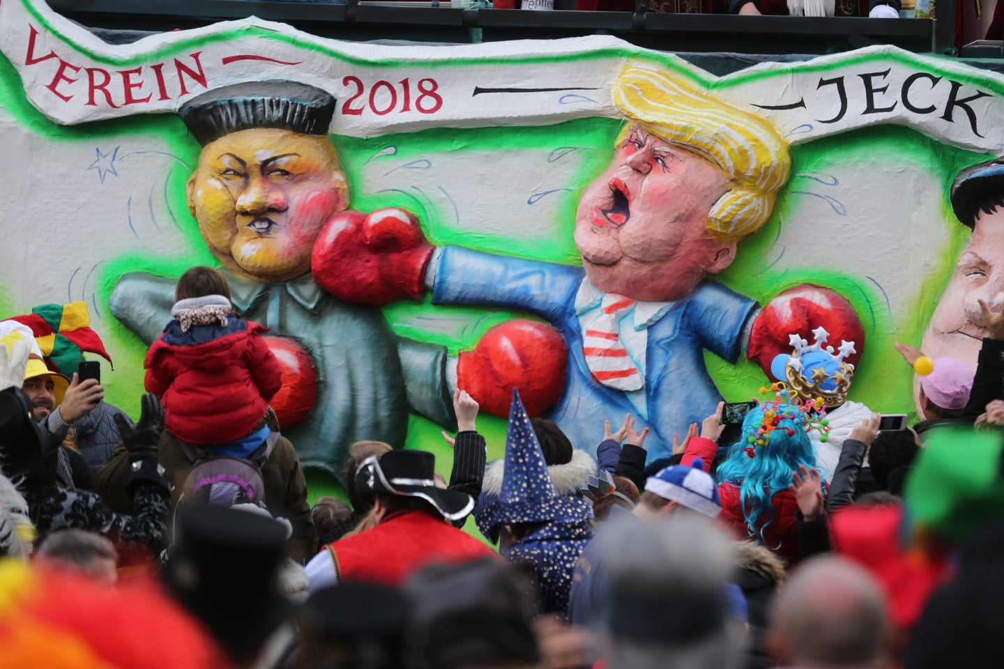 NSFW Float Roasts Trump With ‘MAGA’ Testicles At German Carnival ...