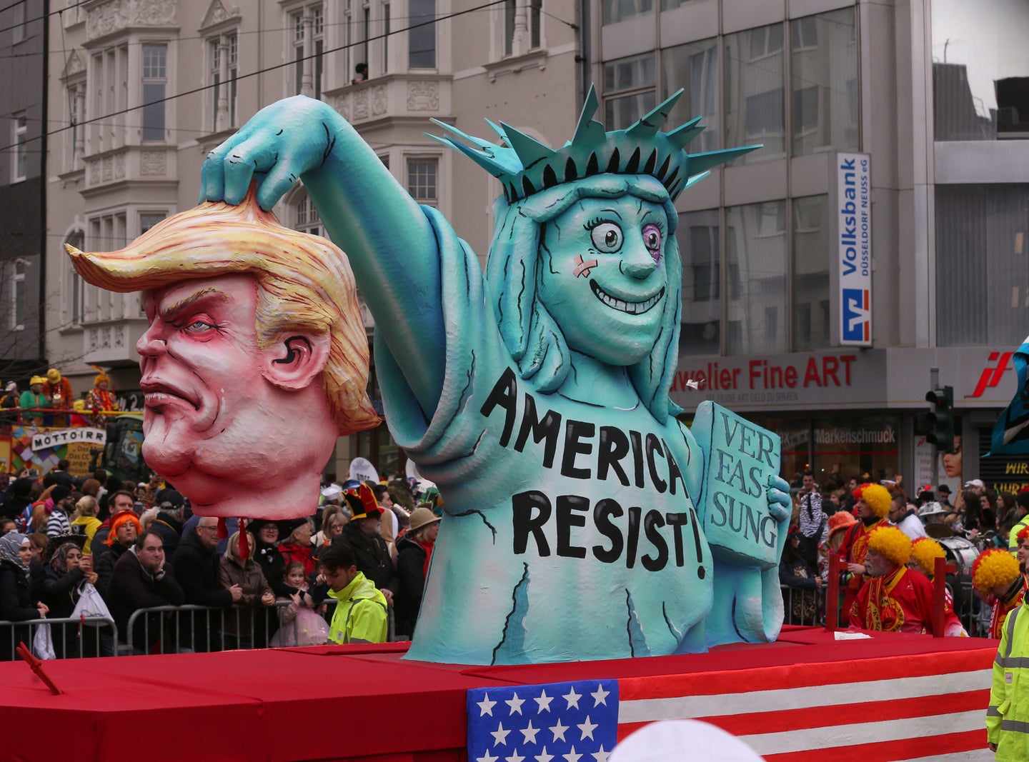 NSFW Float Roasts Trump With ‘MAGA’ Testicles At German Carnival ...