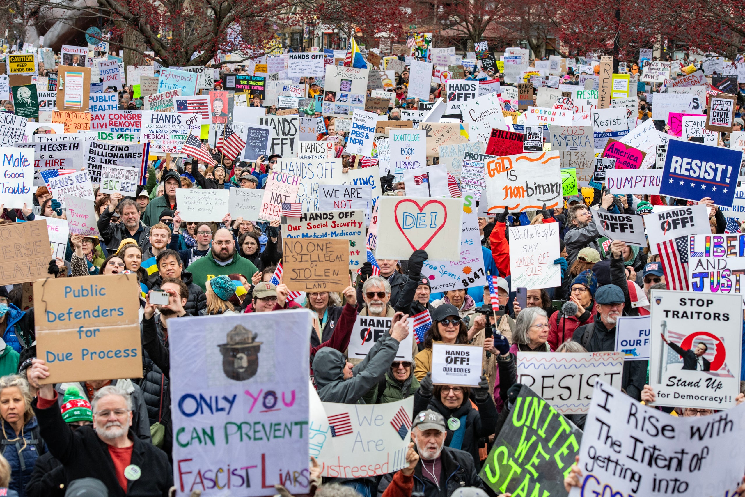 Here Are Some Of The Best Signs From The Anti-Trump 'Hands Off ...