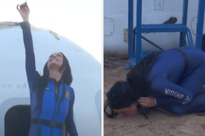 Katy Perry's Brief Trip To Space Sparks The Same Reaction On Social ...