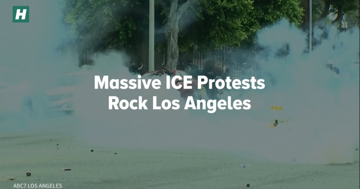 Massive ICE Protests Rock Los Angeles | HuffPost Videos