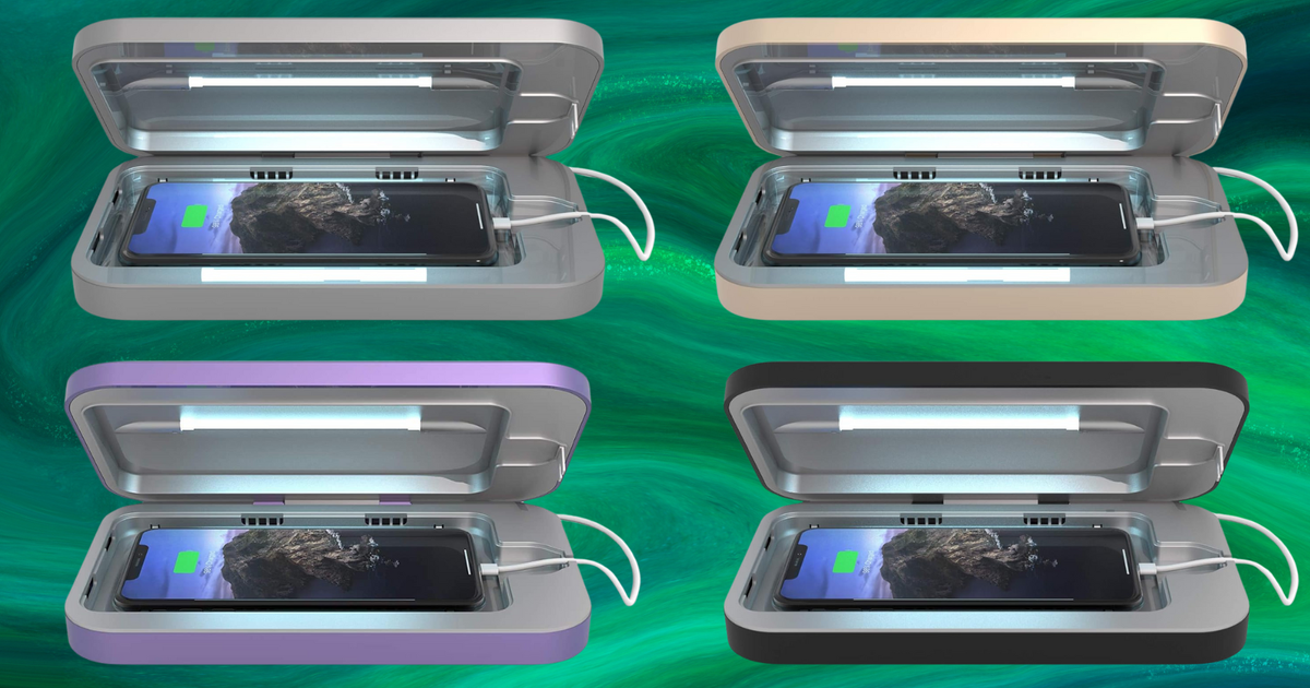 The PhoneSoap 3 UV Sanitizer Kills Bacteria On Your Phone Screen ...
