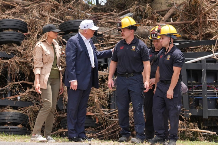 Trump Tours Texas Flood Sites And Defends Officials Amid Mounting ...