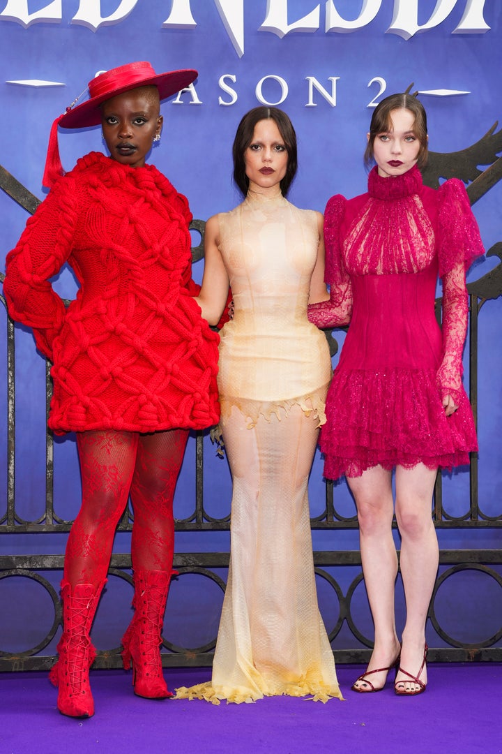 Wednesday Season 2 Cast Serve Iconic Looks On Premiere Red Carpet ...
